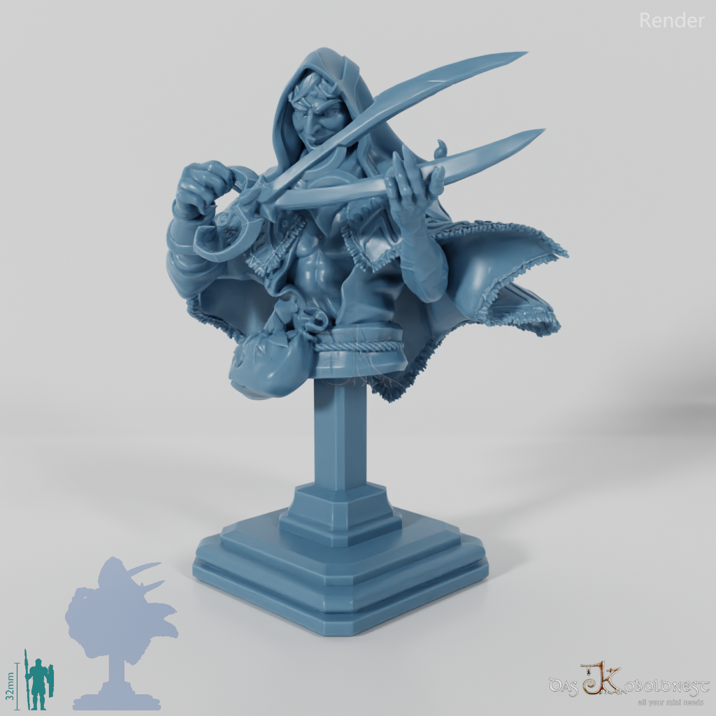 Büste - Verrückter Gärtner – Koboldnest