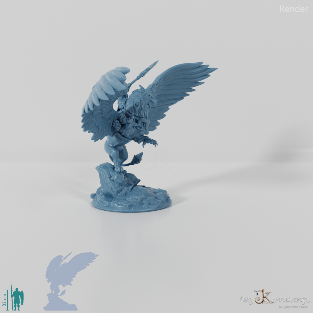 Dwarf Griffin Rider 02 – Koboldnest
