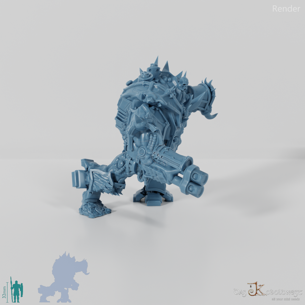 Void Blessed Soldiers - Juggernought 02 with rocket launcher and machi ...