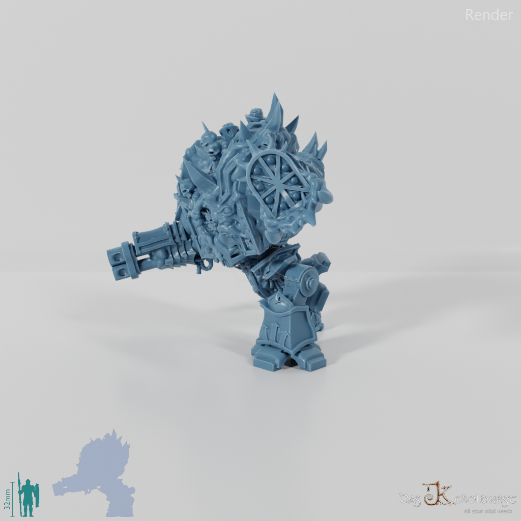 Void Blessed Soldiers - Juggernought 02 with rocket launcher and machi ...