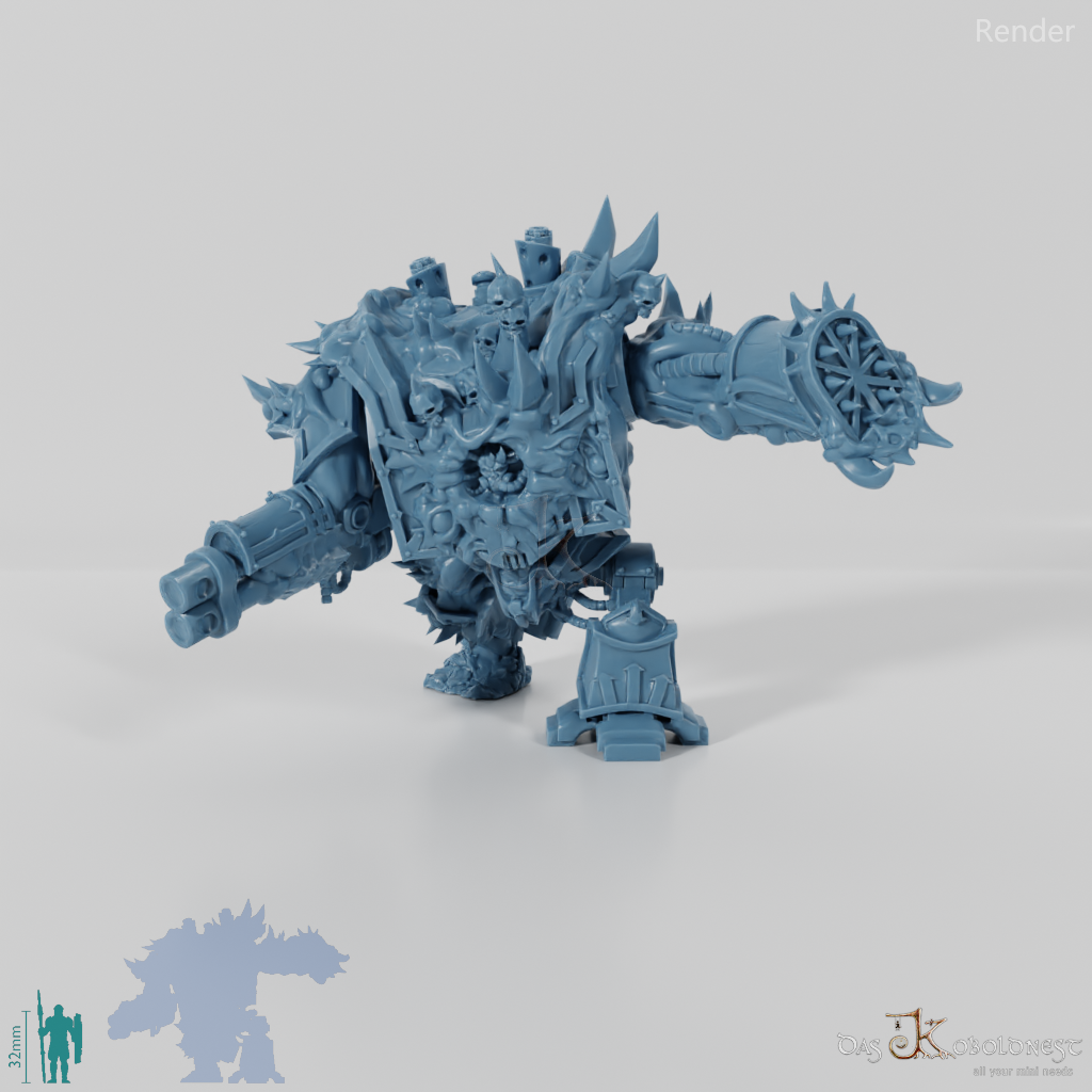 Void Blessed Soldiers - Juggernought 02 with rocket launcher and machi ...