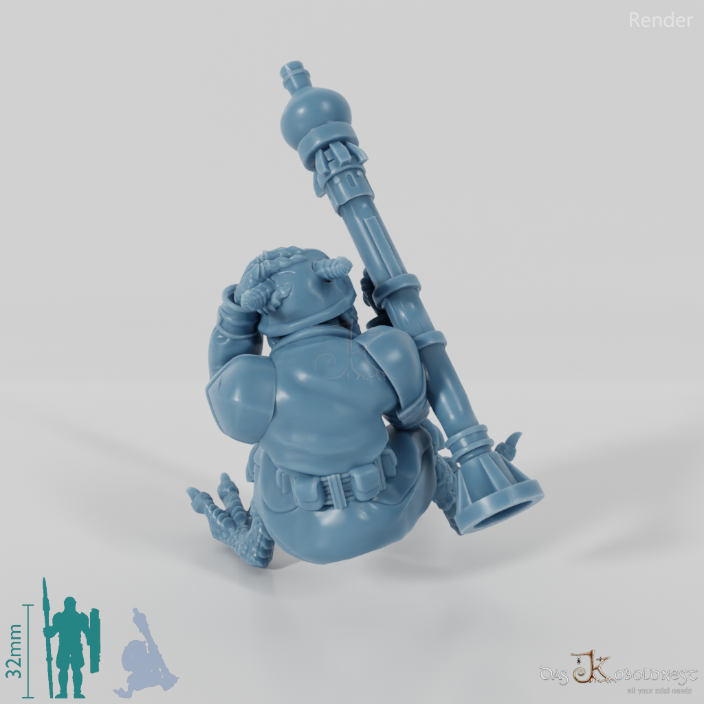 Ferix Steambreath, Dragon Goblin Rocket Rider - Riding Pose – Koboldnest