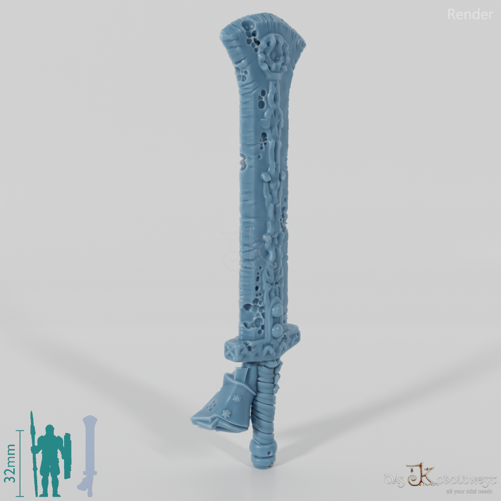 Vile Hero - Weapon - Steel Paddle (angled hand) – Koboldnest