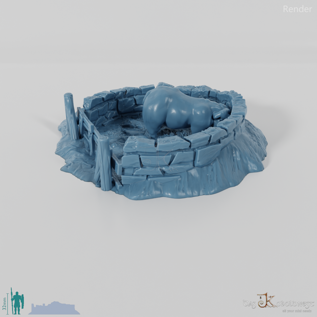 Stable - pig pen with pig – Koboldnest