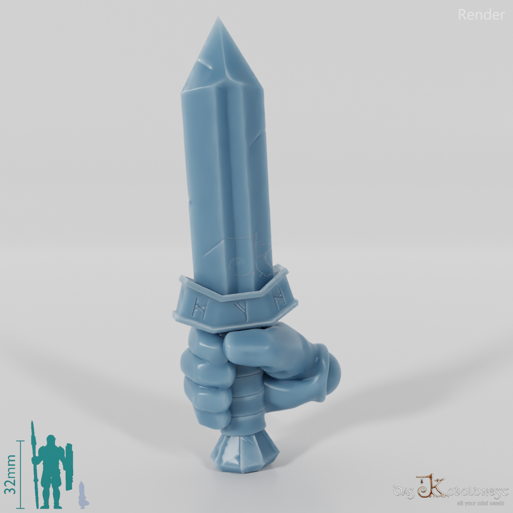 Zwergischer Dolch A mit Hand – Koboldnest