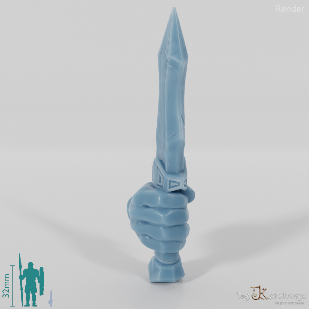 Zwergischer Dolch B mit Hand – Koboldnest