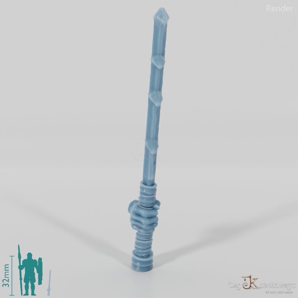 Orc spike club with hand – Koboldnest